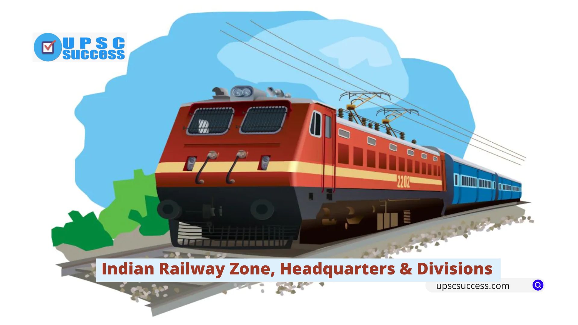 Indian Railway Zone, headquarters and their divisions - UPSCSuccess